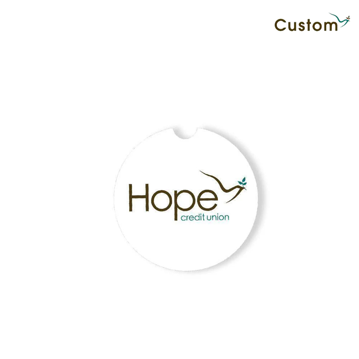 HCU Full Color 3” Round Car Coaster – Hope Credit Union - Online Store
